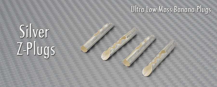 Banana Z-Plugs – Silver – Nerve Audio